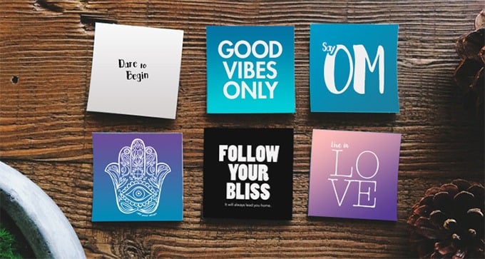 Get a FREE Mantra Sticker from YouAligned.com